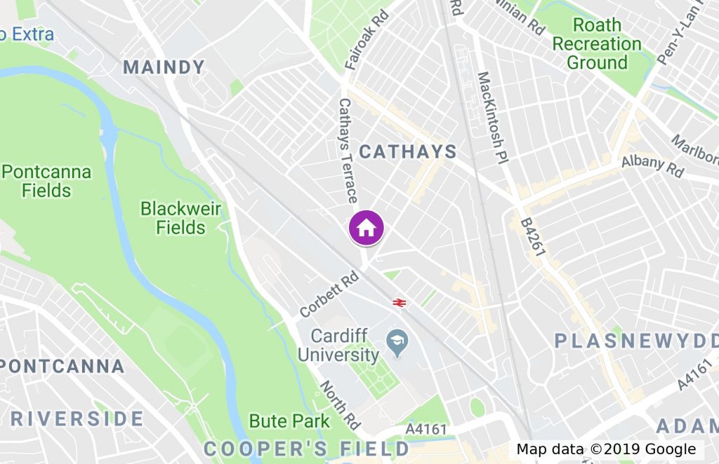 mapimage | Cathays & Central Youth & Community Project
